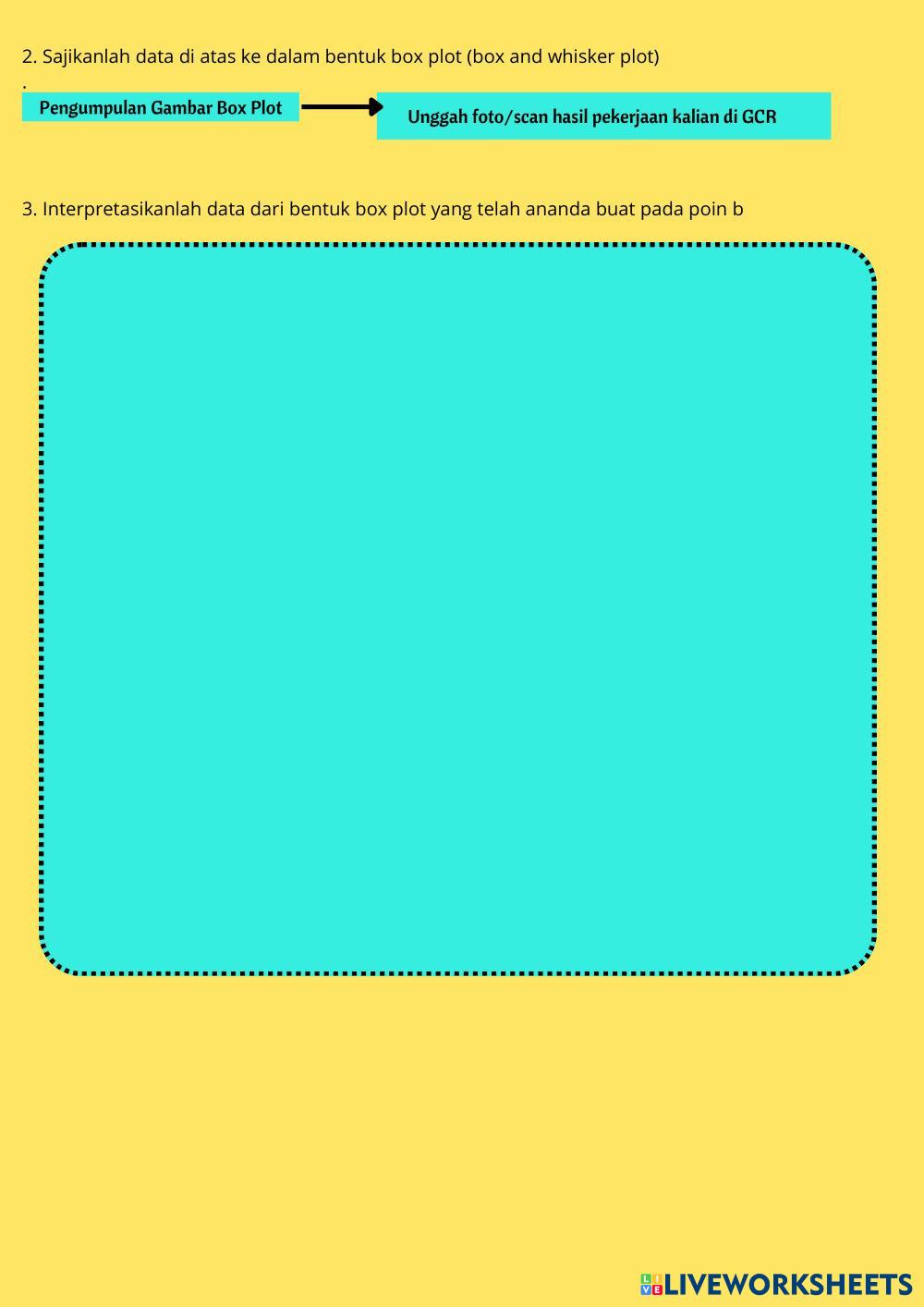 LKPD BOX PLOT | Free Interactive Worksheets | 7500539