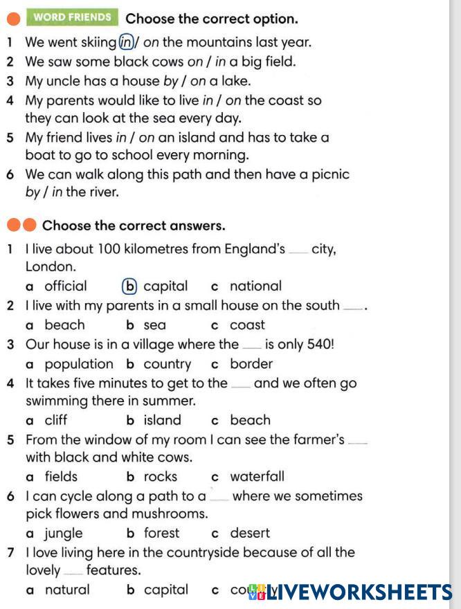 Prepositions | Live Worksheets