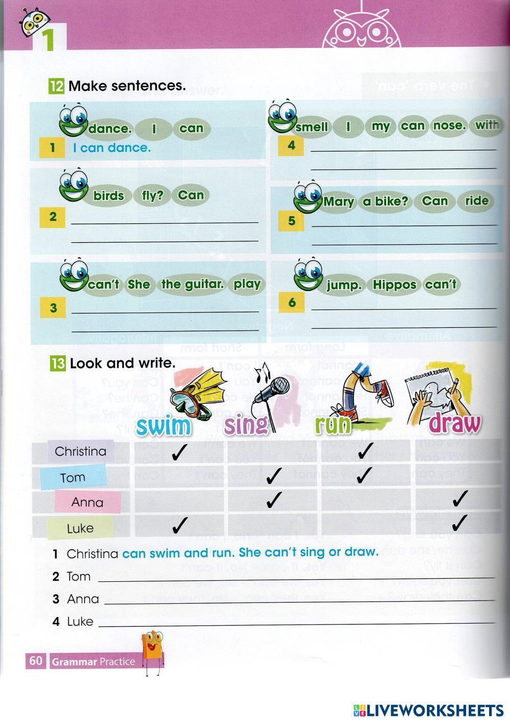 I wonder 2 page 60 | Live Worksheets