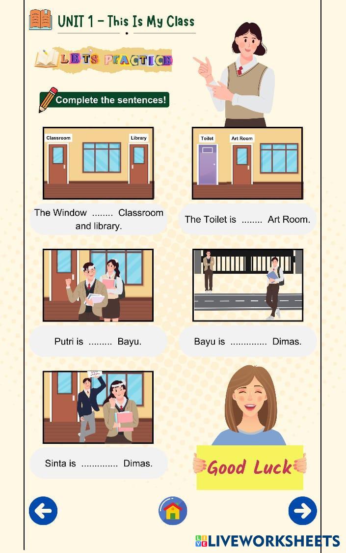 Preposition of Place | Live Worksheets