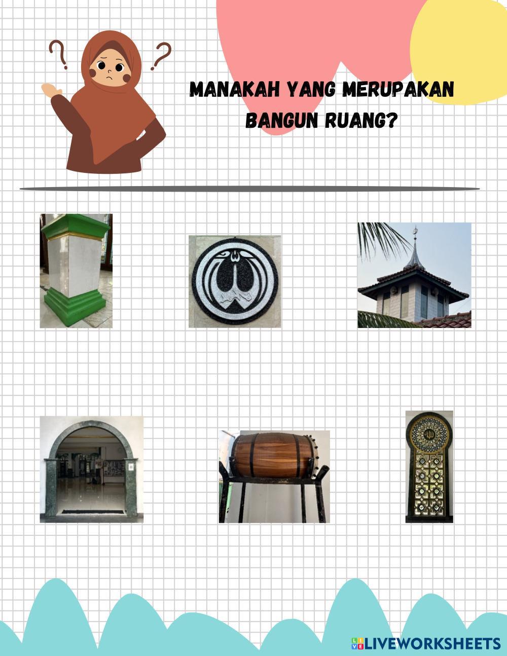 Bangun Ruang | Free Interactive Worksheets | 7511772