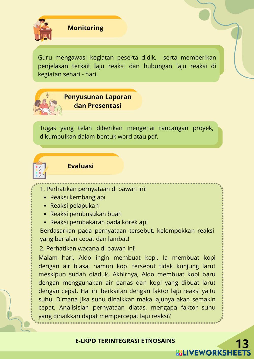 E-LKPD Project … | Free Interactive Worksheets | 7513949