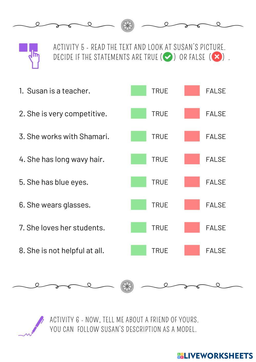 7517493 | U1L5 What do you look like? | At your own pace
