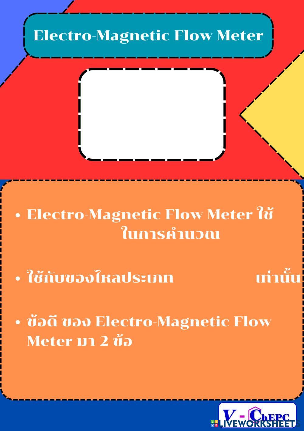 Electro-Magnetic Flow Meter | Live Worksheets