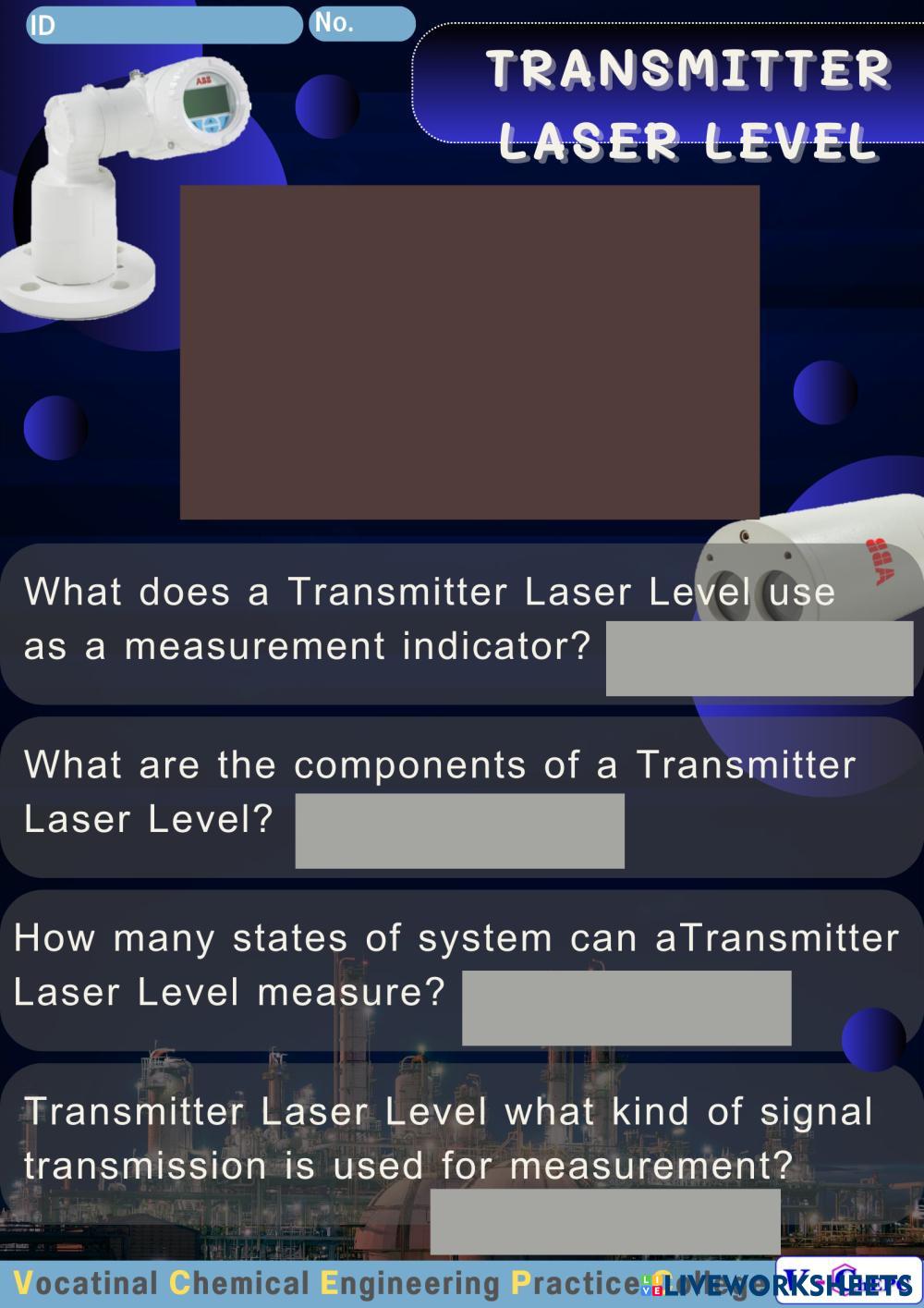 Transmitter Laser Level | Live Worksheets