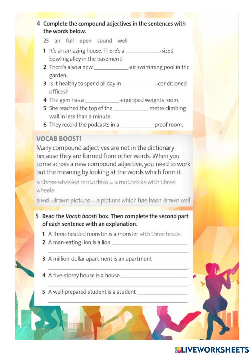 Compound nouns … | Free Interactive Worksheets | 7526618