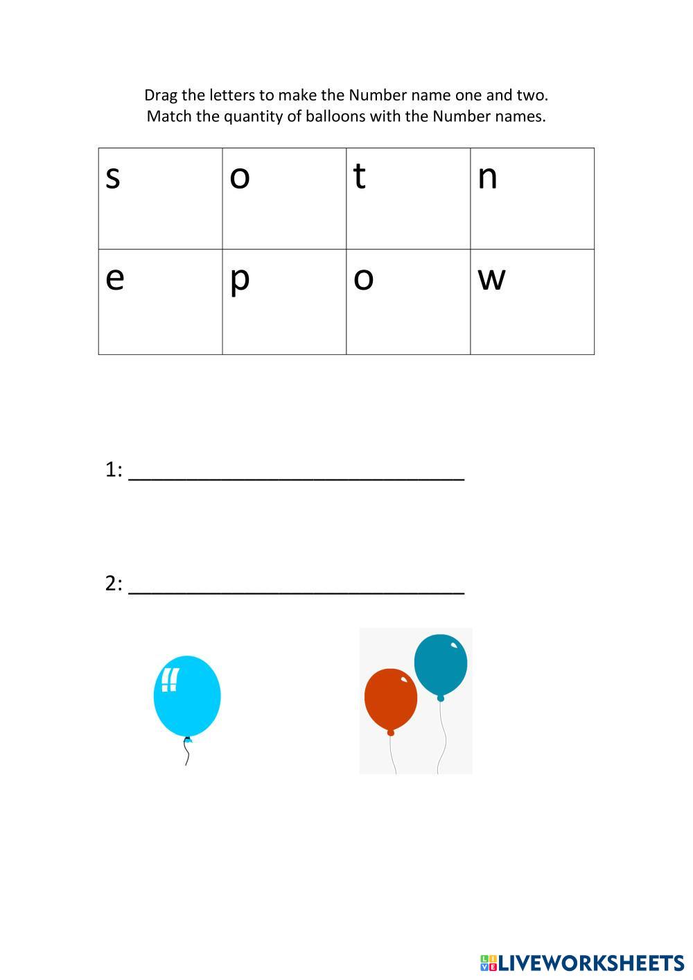 Select and make words | Live Worksheets