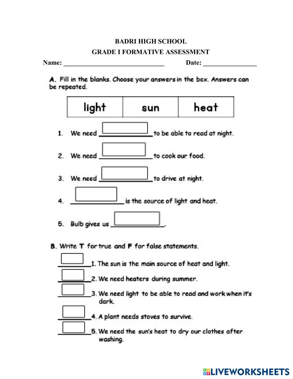 science workshe… | Free Interactive Worksheets | 7529465