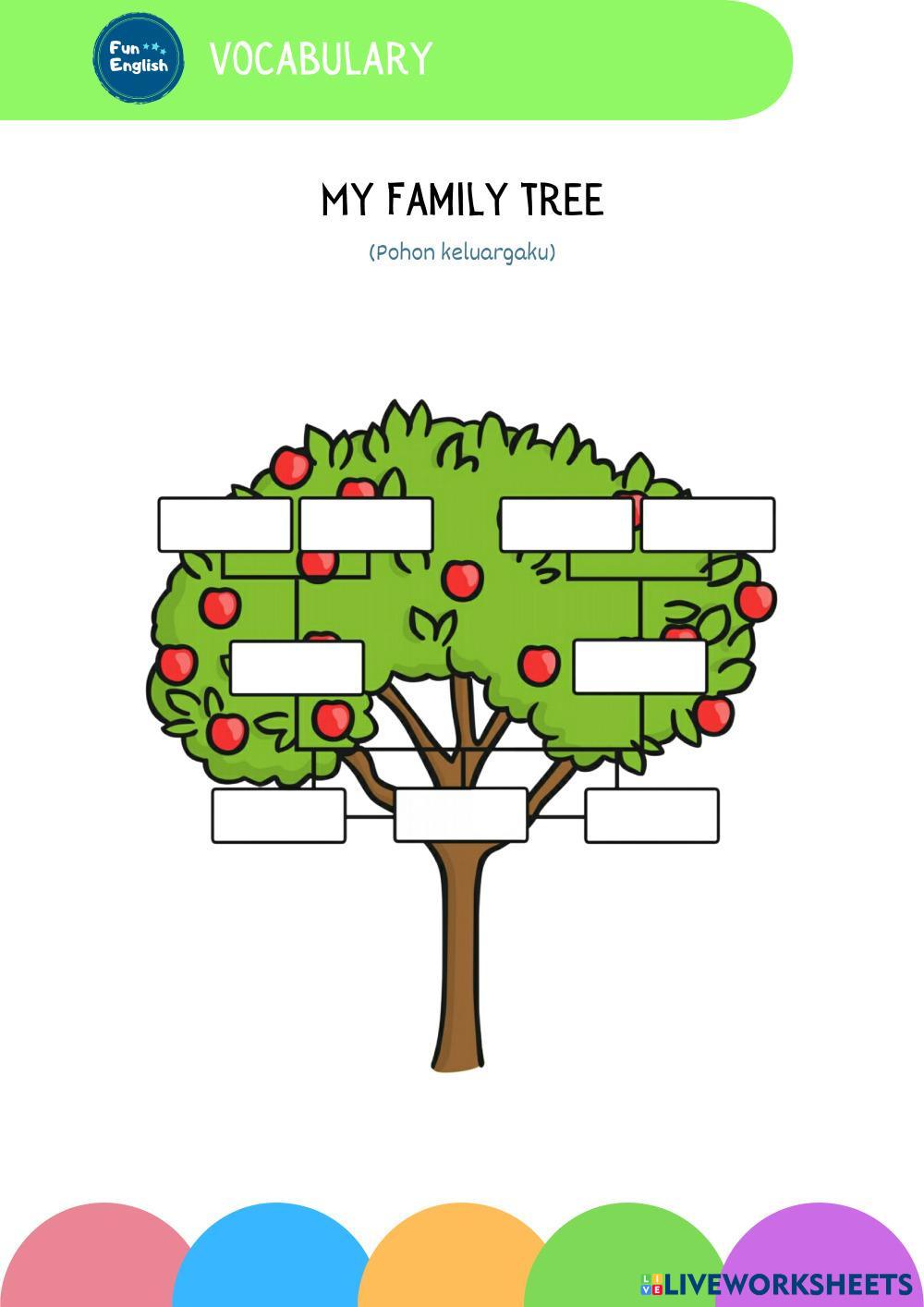 Family Tree | Free Interactive Worksheets | 1431986