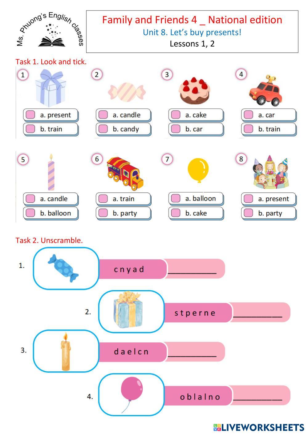 FF4_Unit 8_ Lesson 1, 2 7531726 | phuonghoangbaoloc