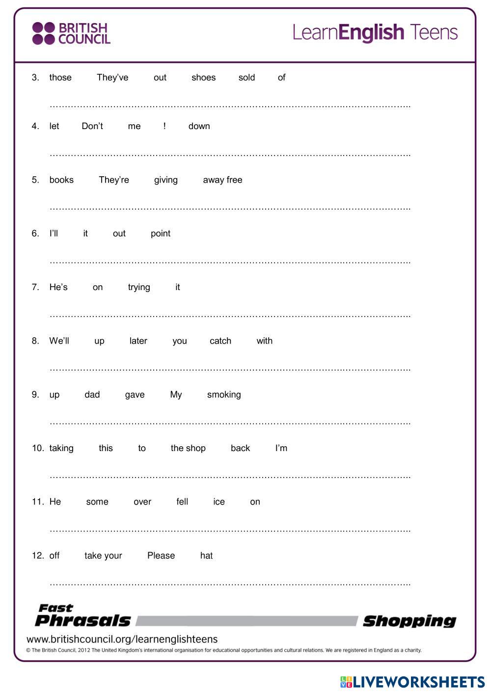 Vocab grade 10 | Live Worksheets