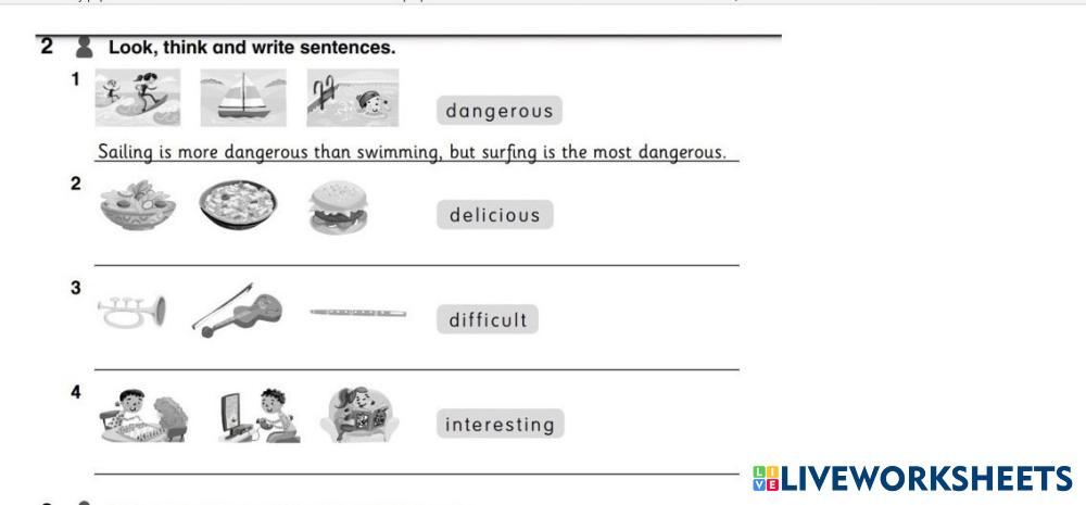 As 4 unit tests 3-4 | Live Worksheets