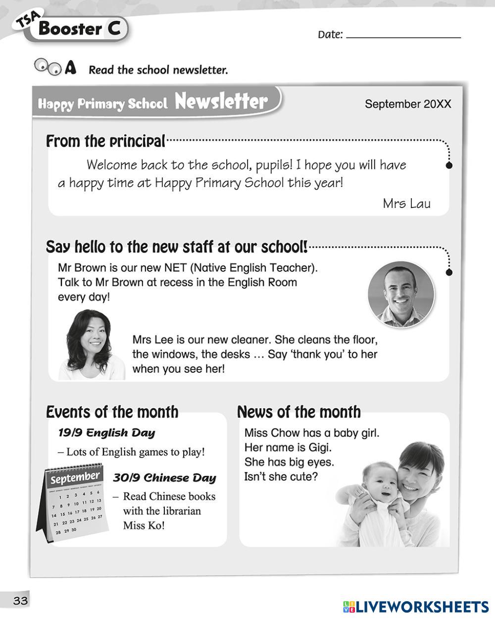 R 1A.Booster C | Live Worksheets