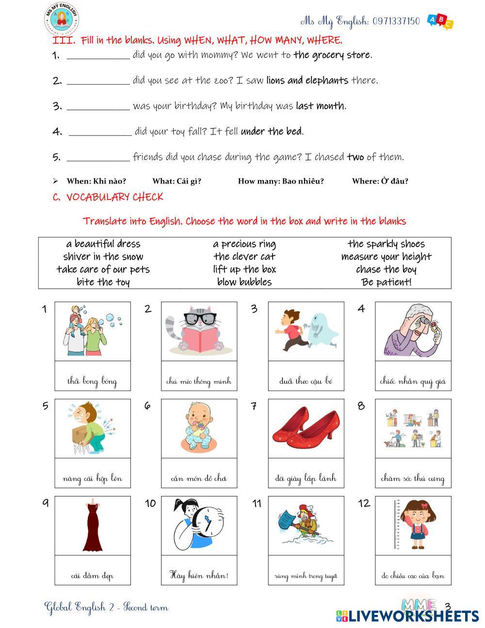 7538120 | S2 - Unit 6 - Grammar Lesson 3 | Mỹ Trần