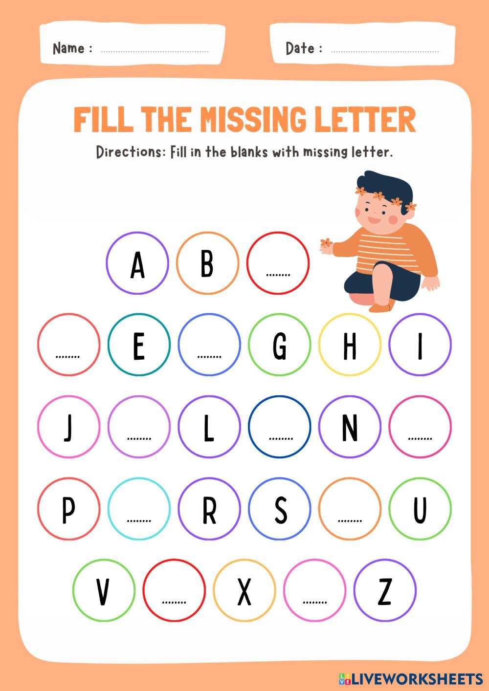 7539730 | Alphabet Worksheet | TrRajkumar