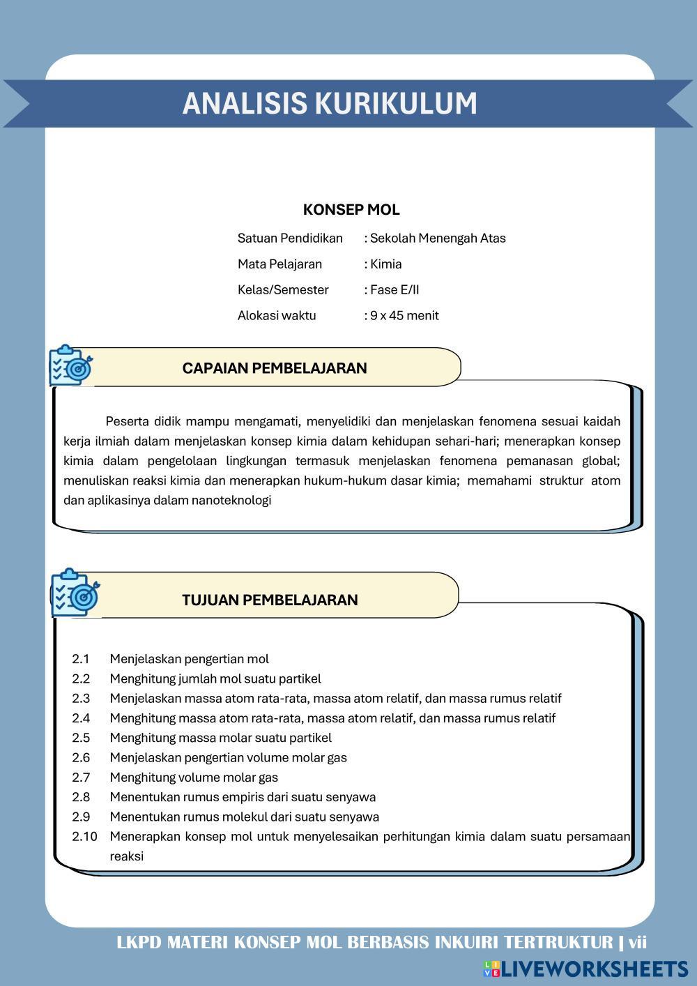PENDAHULUAN RV | Free Interactive Worksheets | 7543217