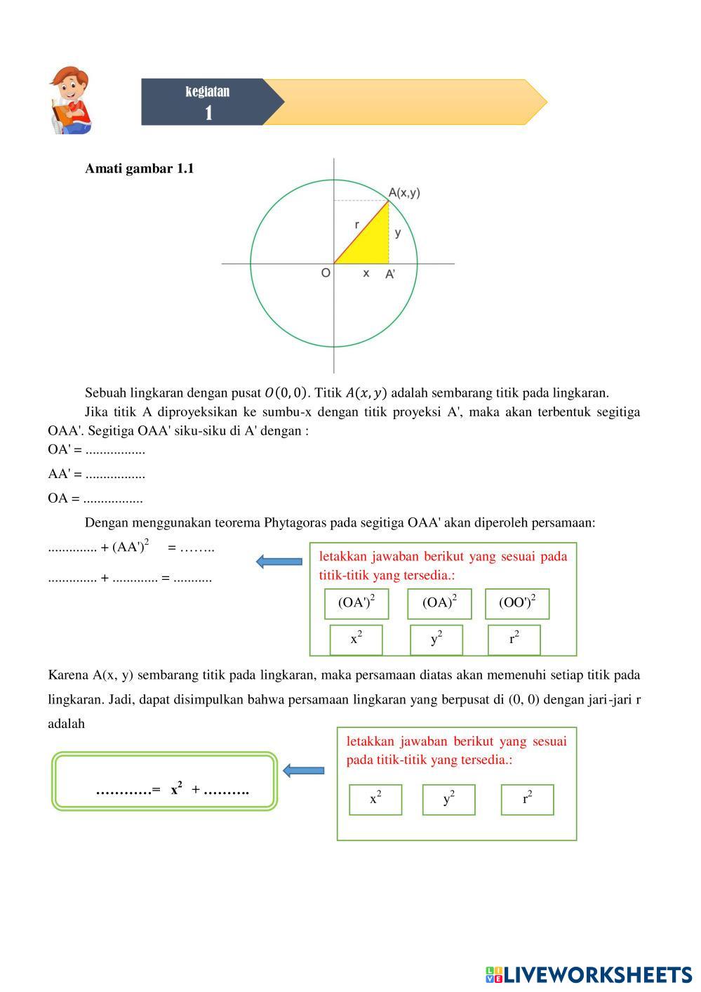 7543742 | Persamaan Lingkaran | Ruben Rona Udju