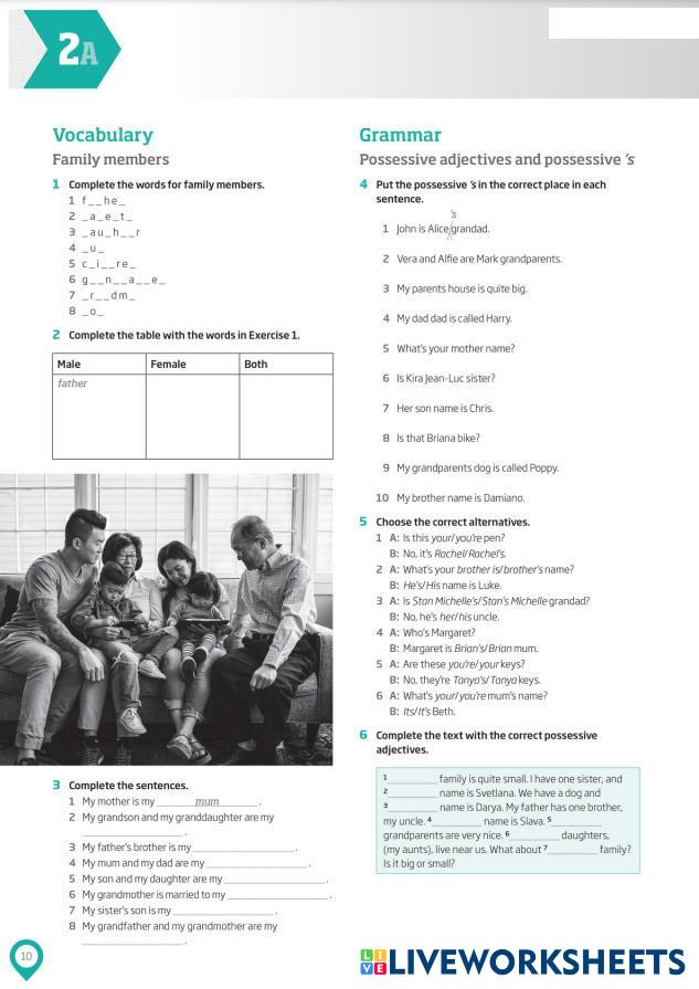 Roadmap A2 2A Workbook | Live Worksheets