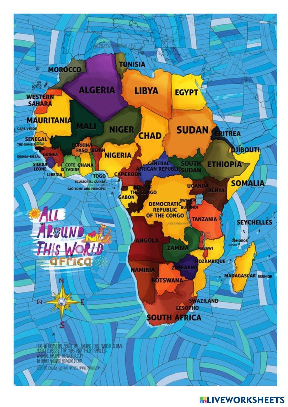 7872691 | Map of Africa | Richard Cowling