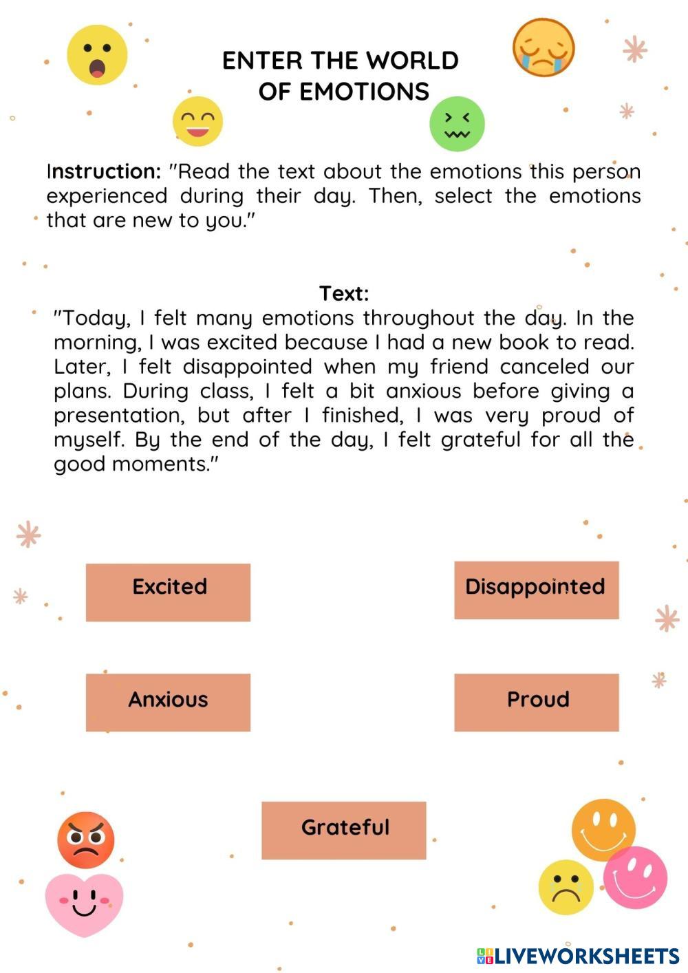 Enter the world… | Free Interactive Worksheets | 7882101