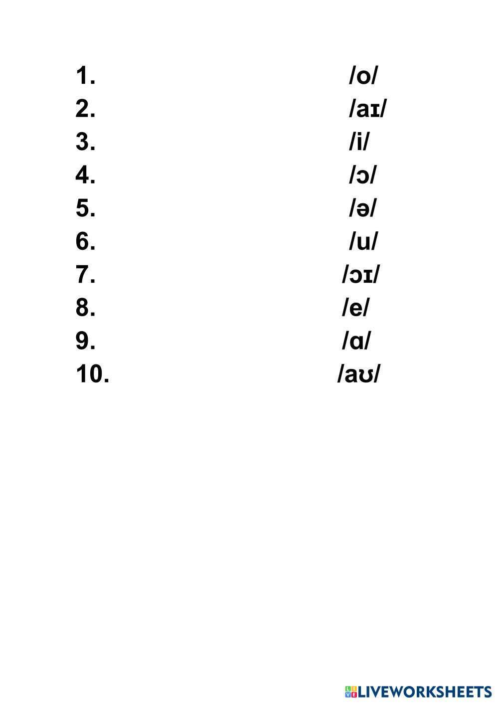 KK symbols (vow… | Free Interactive Worksheets | 7877600