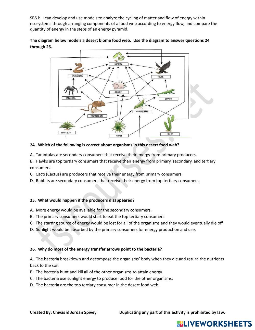 Biology EOC Sci… | Science Worksheets | 7880025
