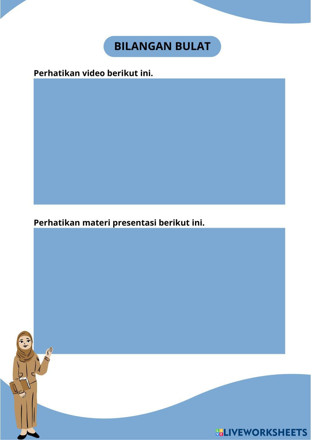 7882087 | Bilangan Bulat SMP | Rizki Sariningtias