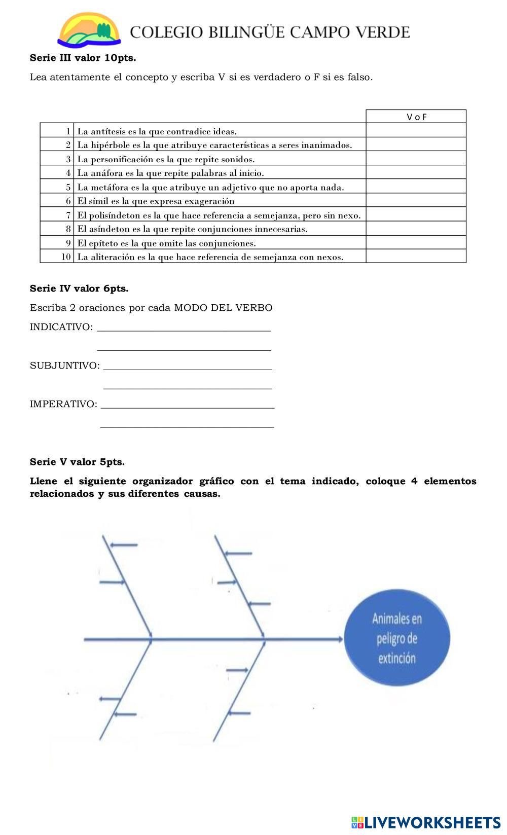 EXAMEN JOHAN | Free Interactive Worksheets | 7890585