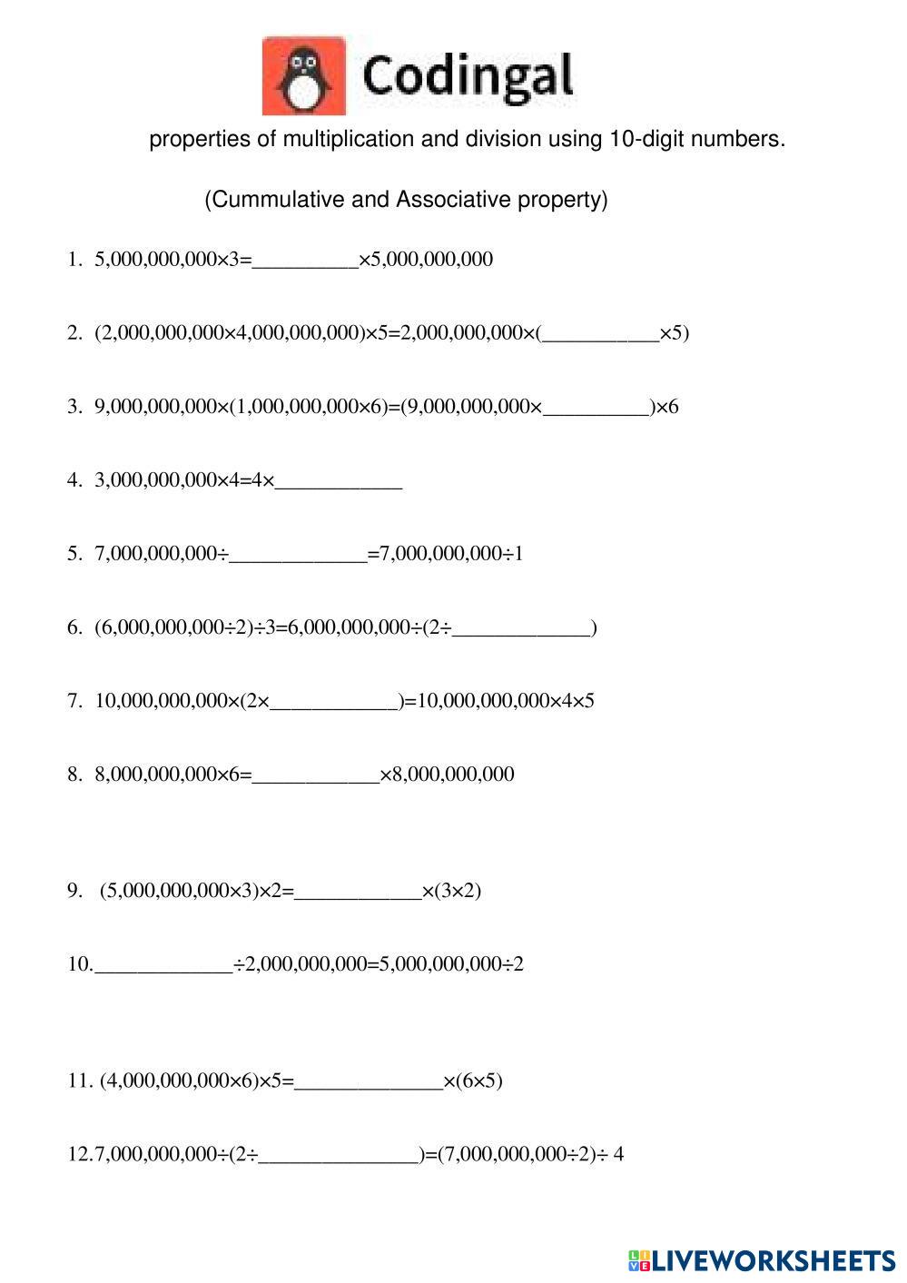 CODINGAL 7896110 | Kalaivani Sivan | Live Worksheets