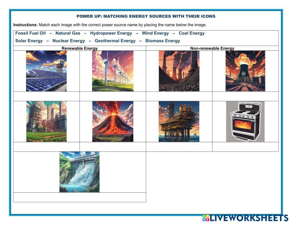 Power UP: Energy Sources 7897272 | Ginno Andrés Vera