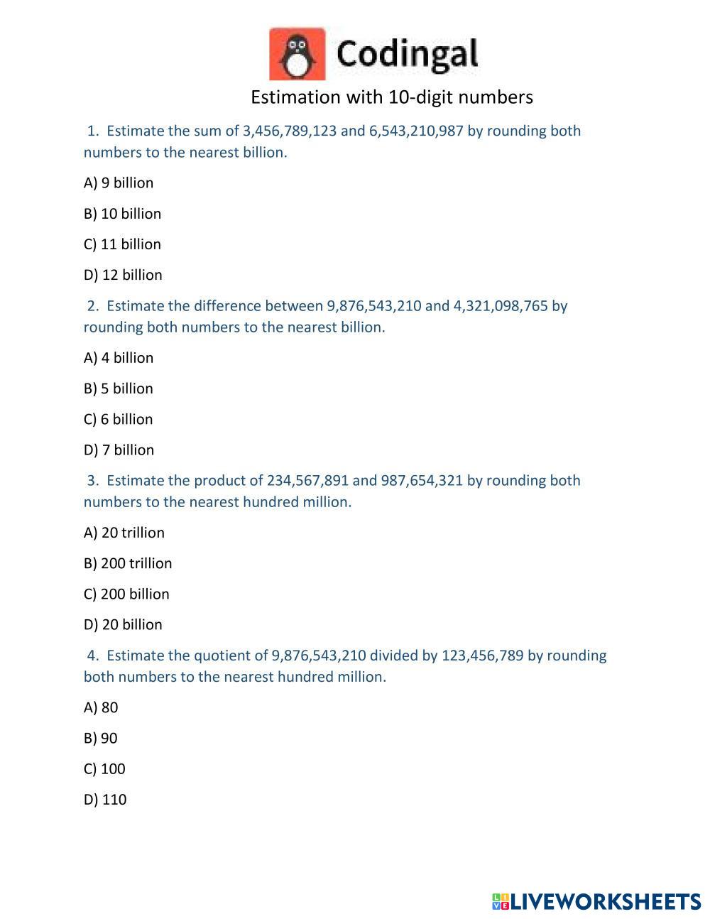 CODINGAL 7898232 | Kalaivani Sivan | Live Worksheets
