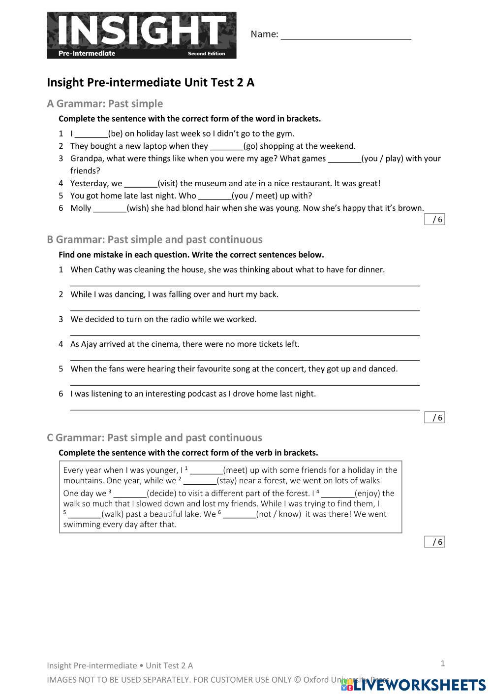 11D2 INSIGHT UNIT 2 TEST 7899430 | Lemmar Clear E. Acosta