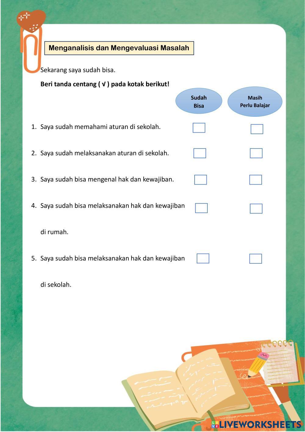 LKPD AKU PATUH … | Free Interactive Worksheets | 7905957