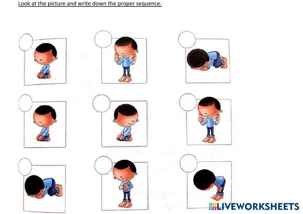 Salah Step by S… | Free Interactive Worksheets | 7908256