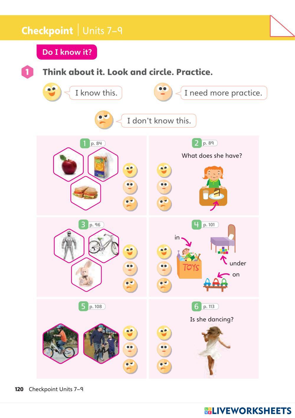 Children 1B-Uni… | Free Interactive Worksheets | 7910807