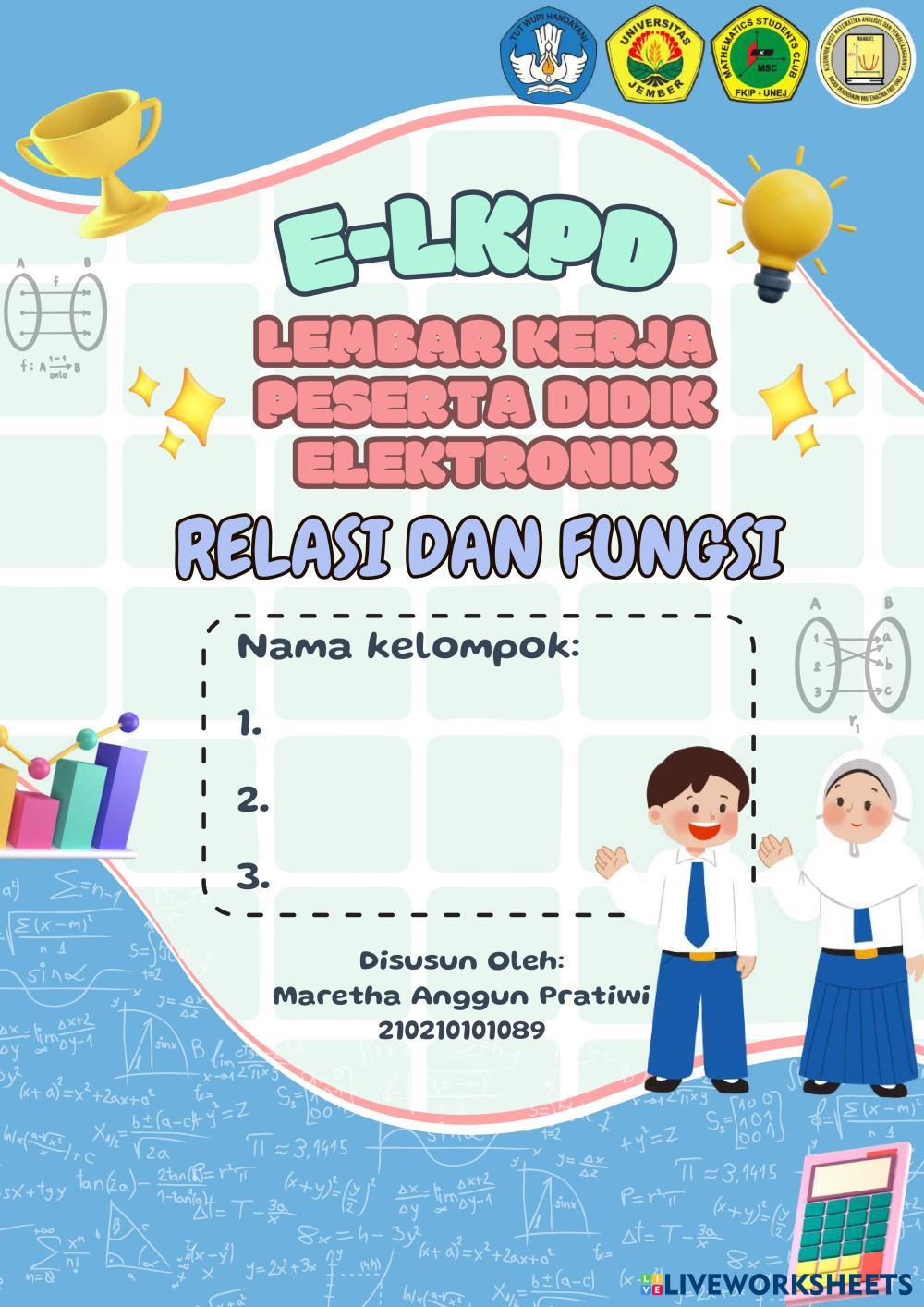 [E-LKPD] RELASI… | Free Interactive Worksheets | 7913903