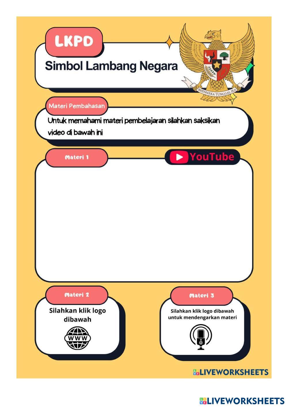 LKPD PP Kelas 1A | Free Interactive Worksheets | 7924135