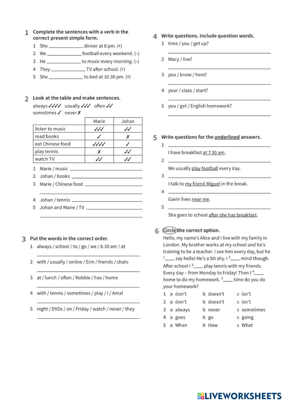 7924525 | COL1ESO | THE ENGLISH TEACHER | LiveWorksheets