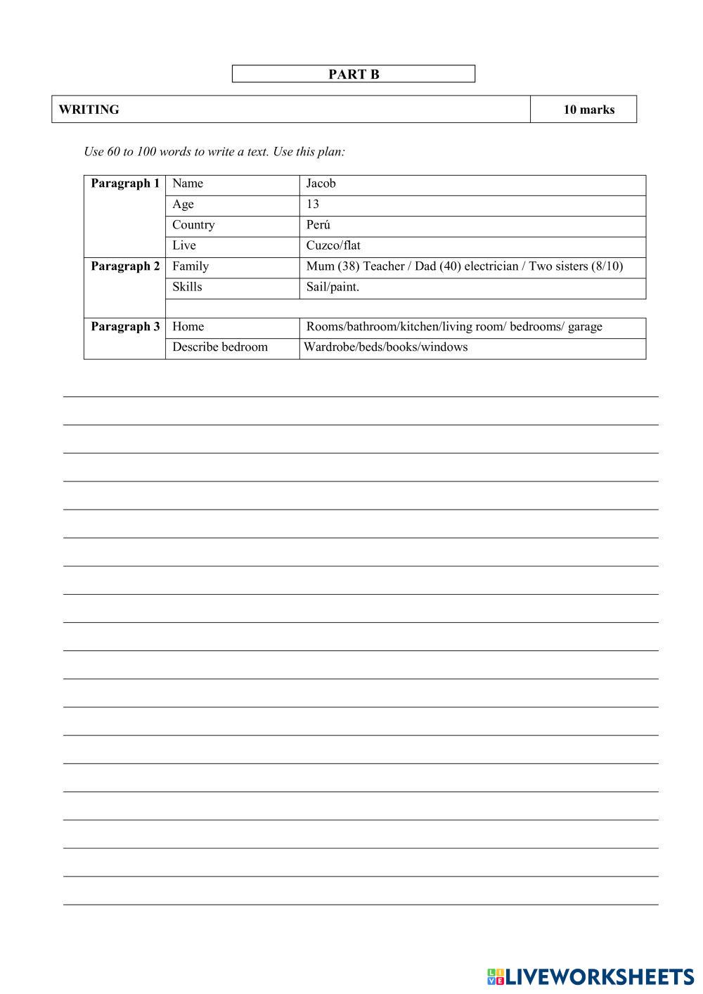 Mock Exam - Tee… | Free Interactive Worksheets | 7925623