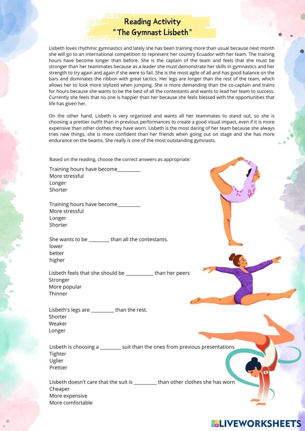 Reading activit… | Free Interactive Worksheets | 7926083