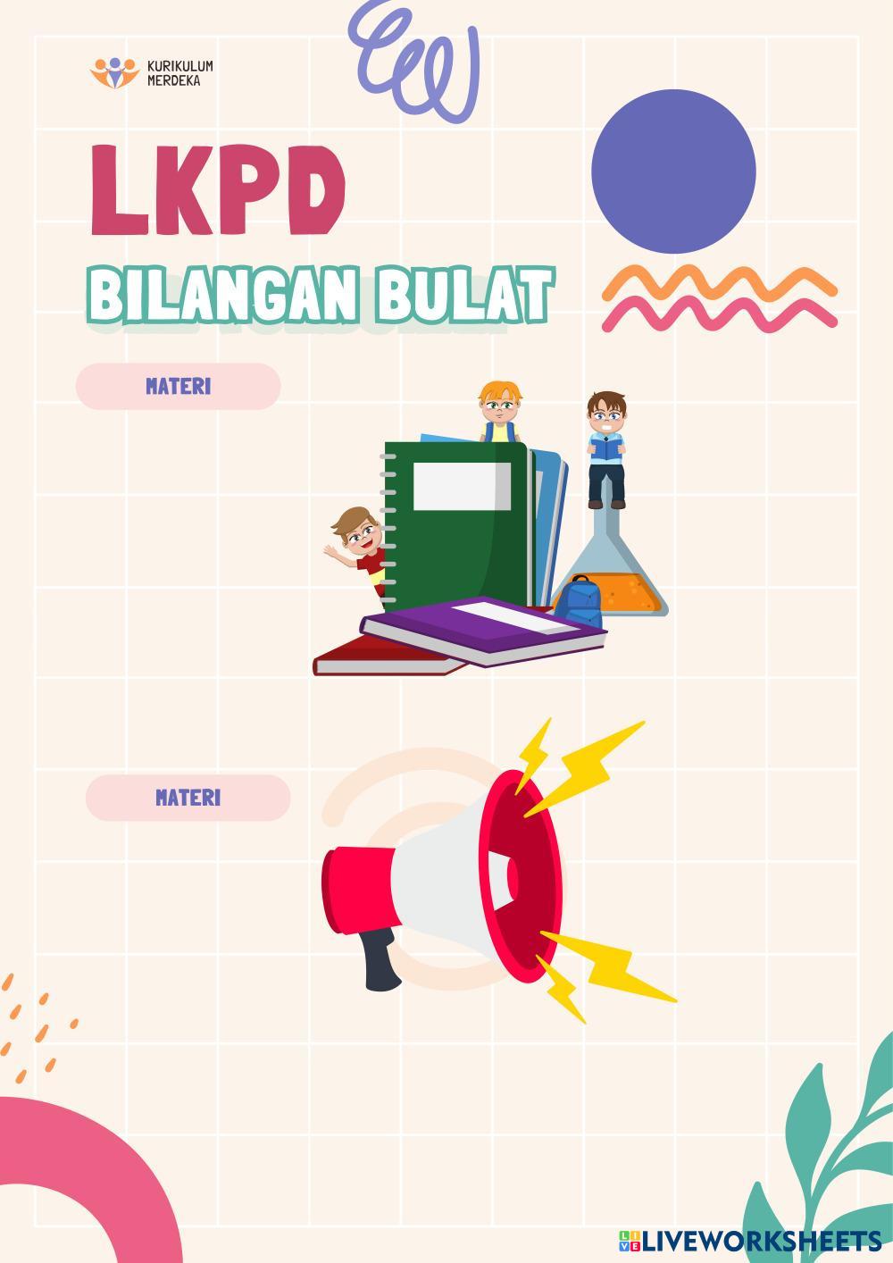 Bilangan Bulat | Free Interactive Worksheets | 7926389