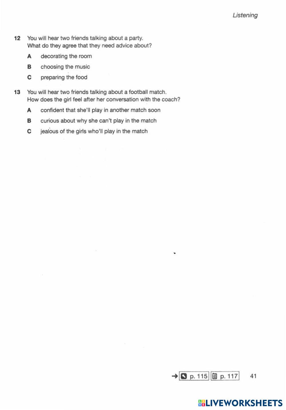 B1 Preliminary … | Free Interactive Worksheets | 7927468