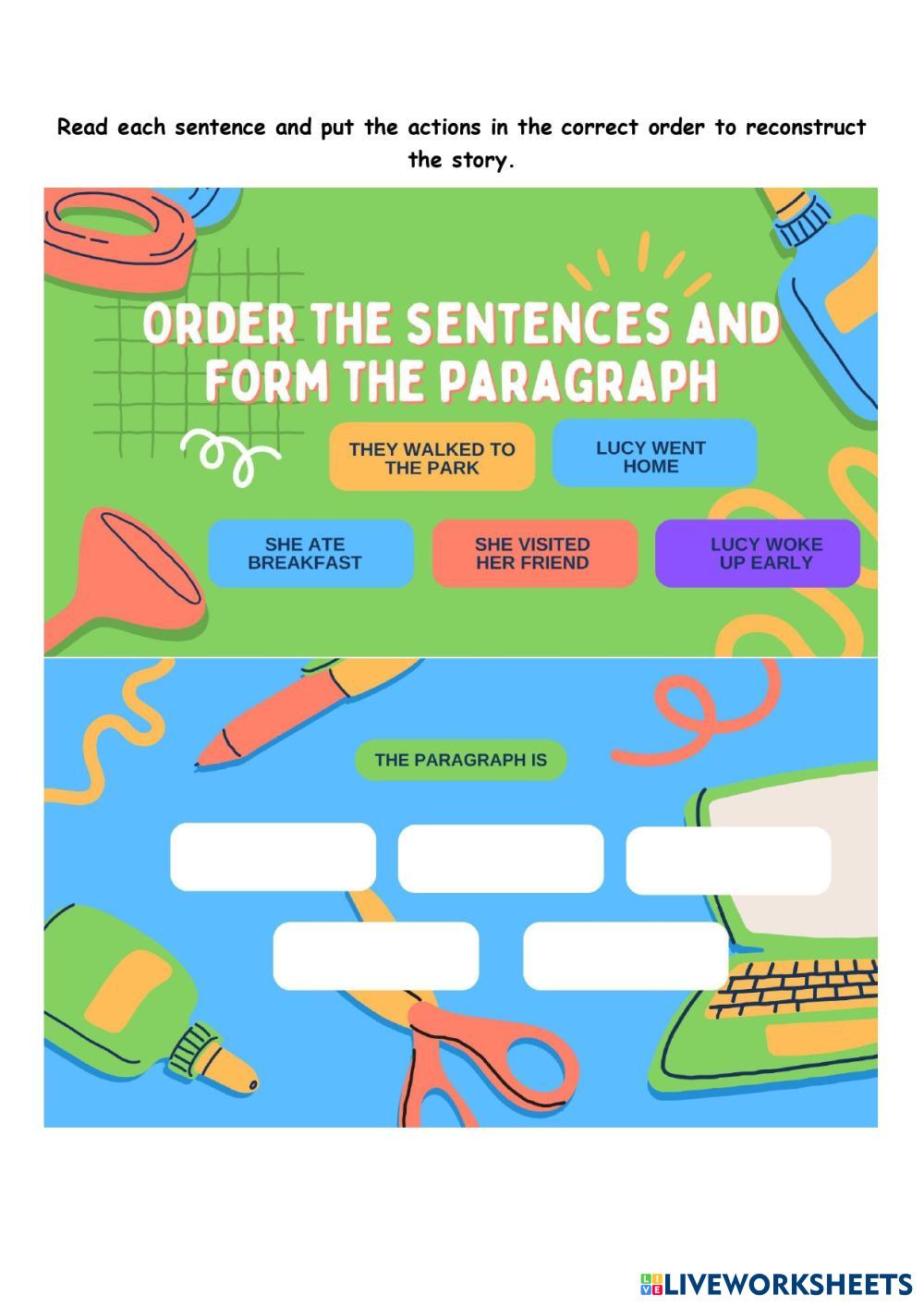 7927786 | Order the paragraph | Evelyn Carolina Mera Vera