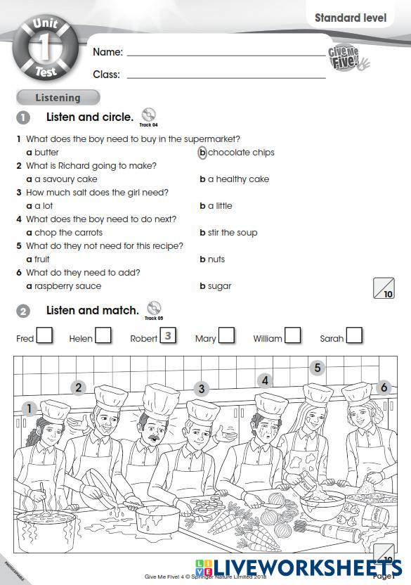 GMF 4 - Unit 1 | Free Interactive Worksheets | 7929810
