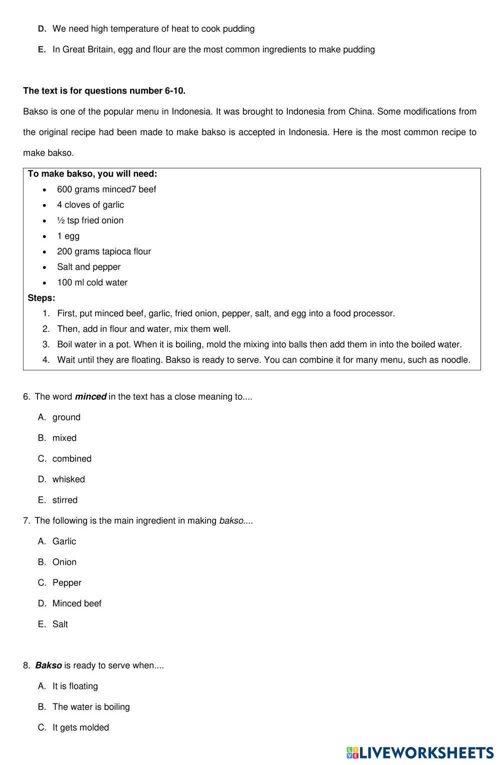 7933721 | PROCEDURE TEXT EXERCISE 1 | PITO AGUSTIAN