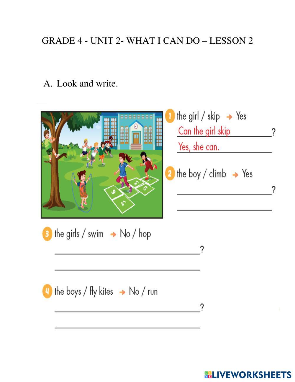 GRADE 4 - UNIT… | Free Interactive Worksheets | 7939584