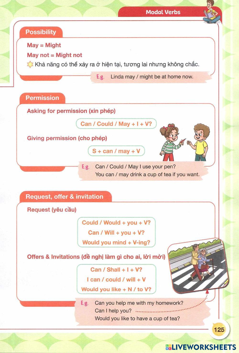 Key Means Center 2 | Lesson 6: Modal verbs 7940873