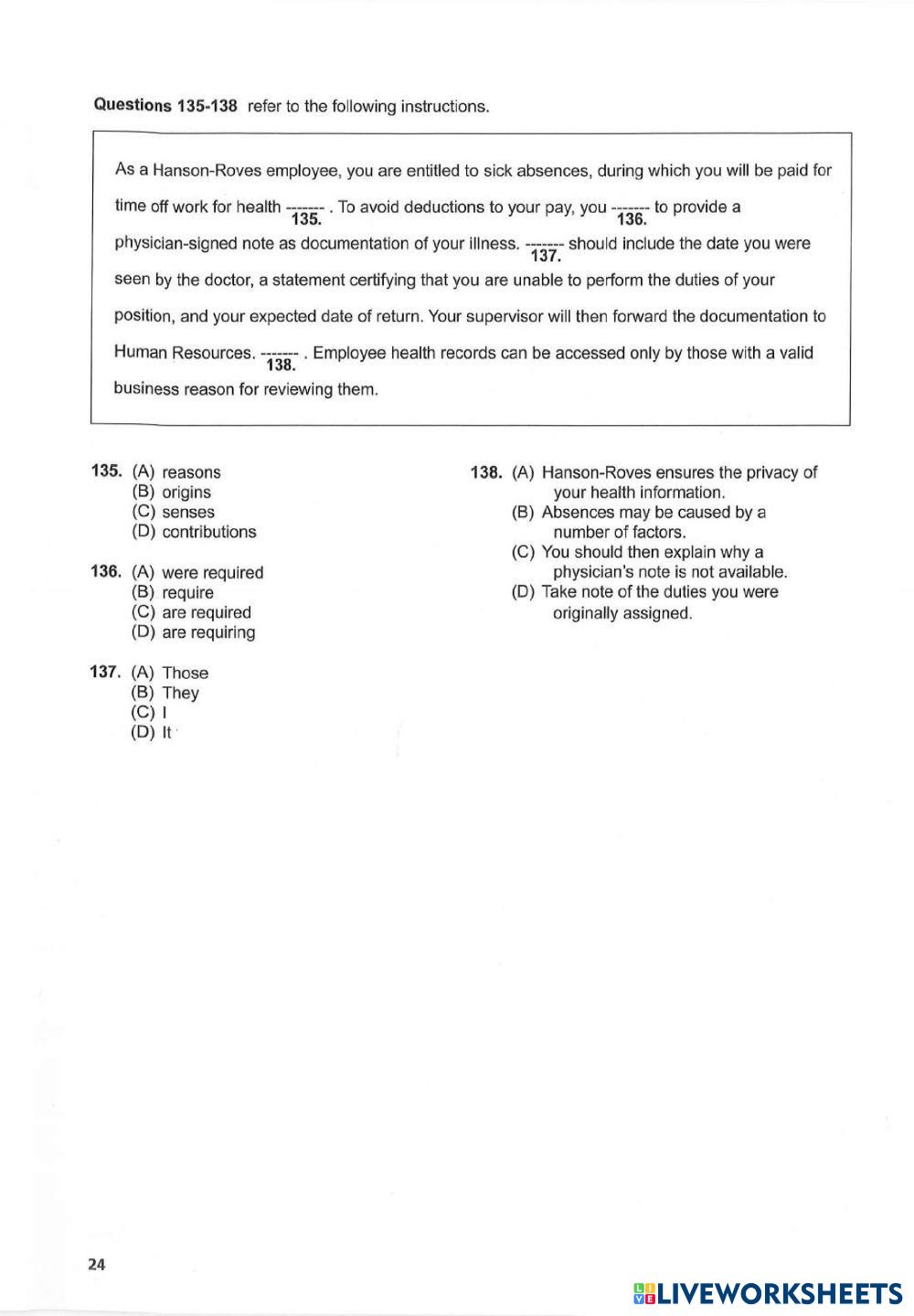 7945678 | ETS 19 - TEST 1 - PART 6.1 | Thuhuong98
