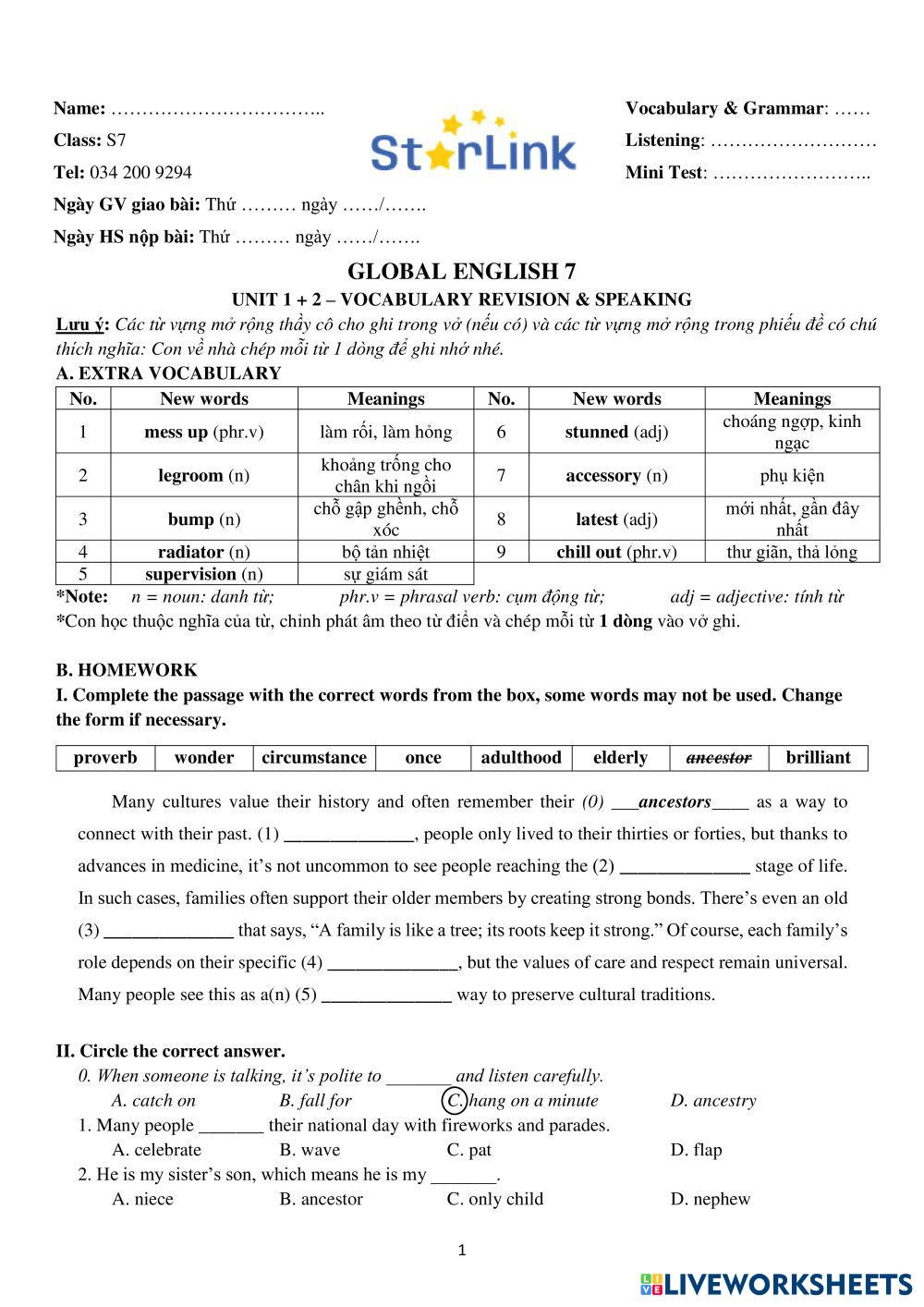 Foreign Teacher… | Free Interactive Worksheets | 7948626