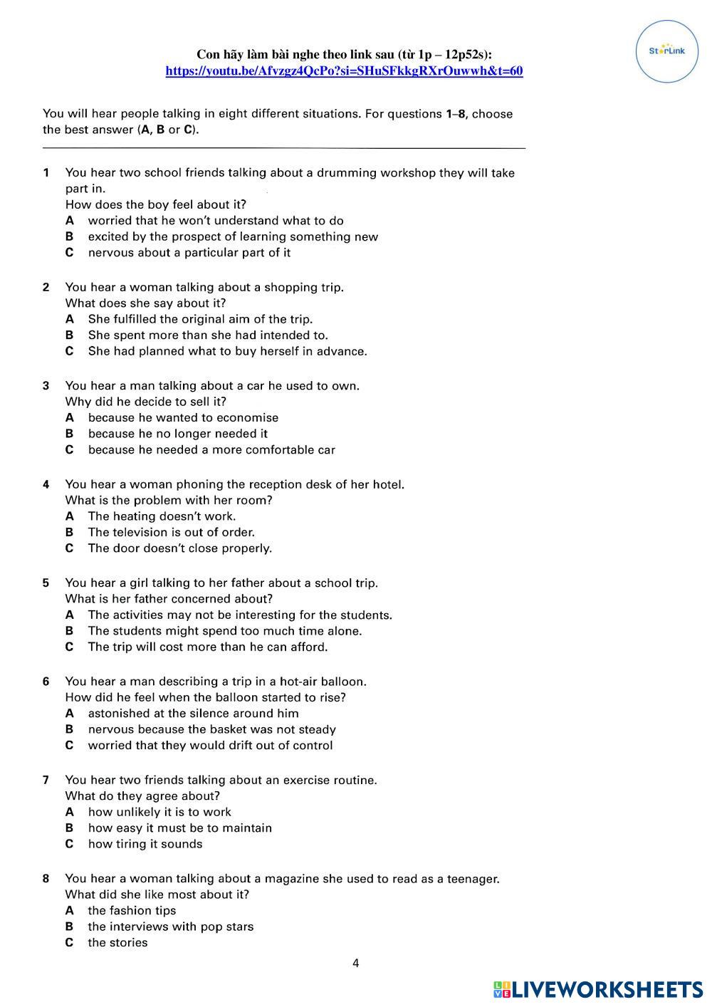 Foreign Teacher… | Free Interactive Worksheets | 7948626